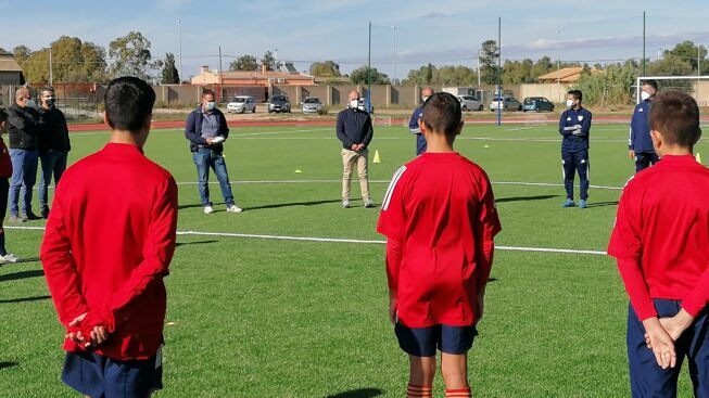 Le giovanili del Cagliari Calcio si allenano al campo Bascus Argius di ...