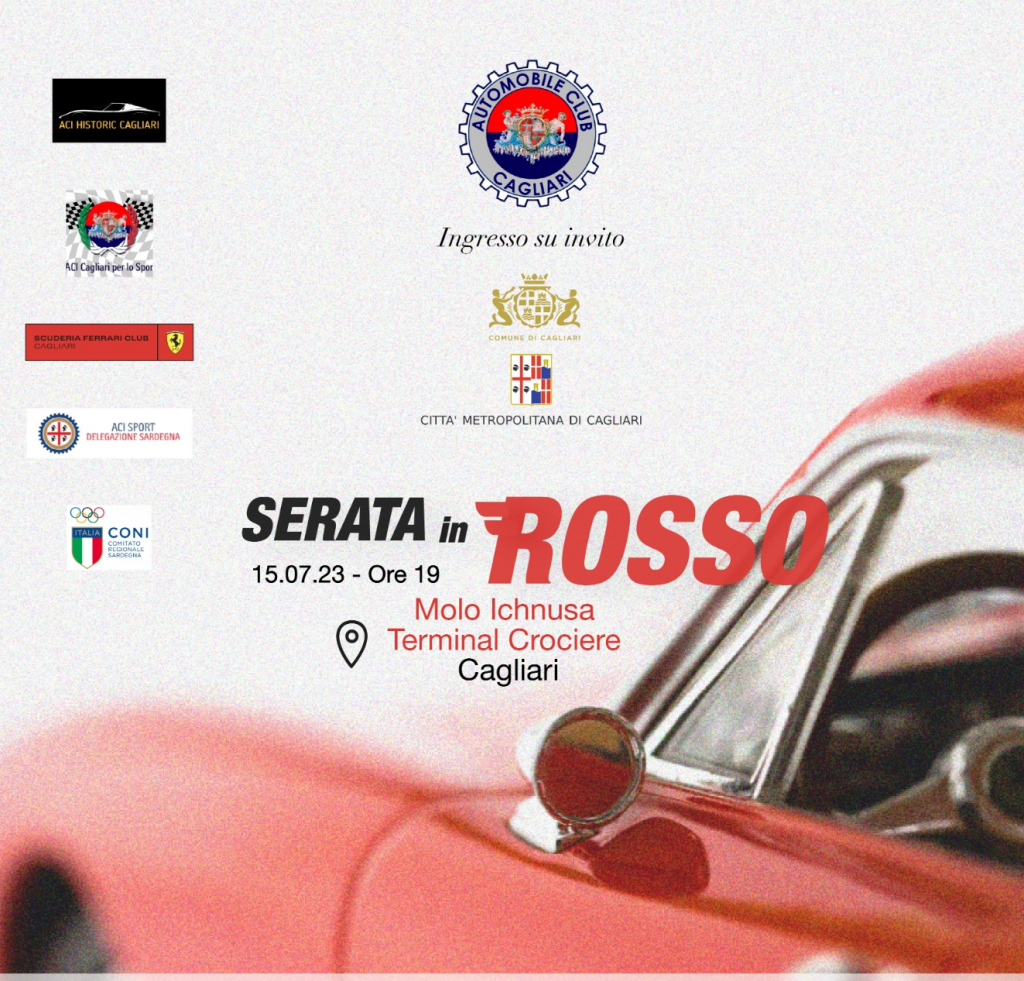 "Serata in rosso" al molo Ichnusa di Cagliari, le più belle Ferrari in passerella davanti al ...