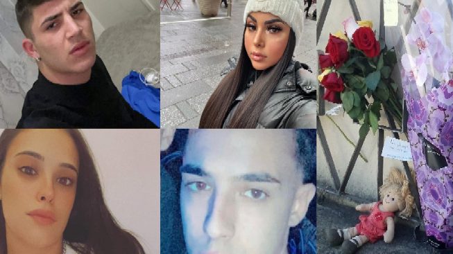 Fiori e peluche in viale Marconi per Alessandro, Najibe, Giorgia e ...