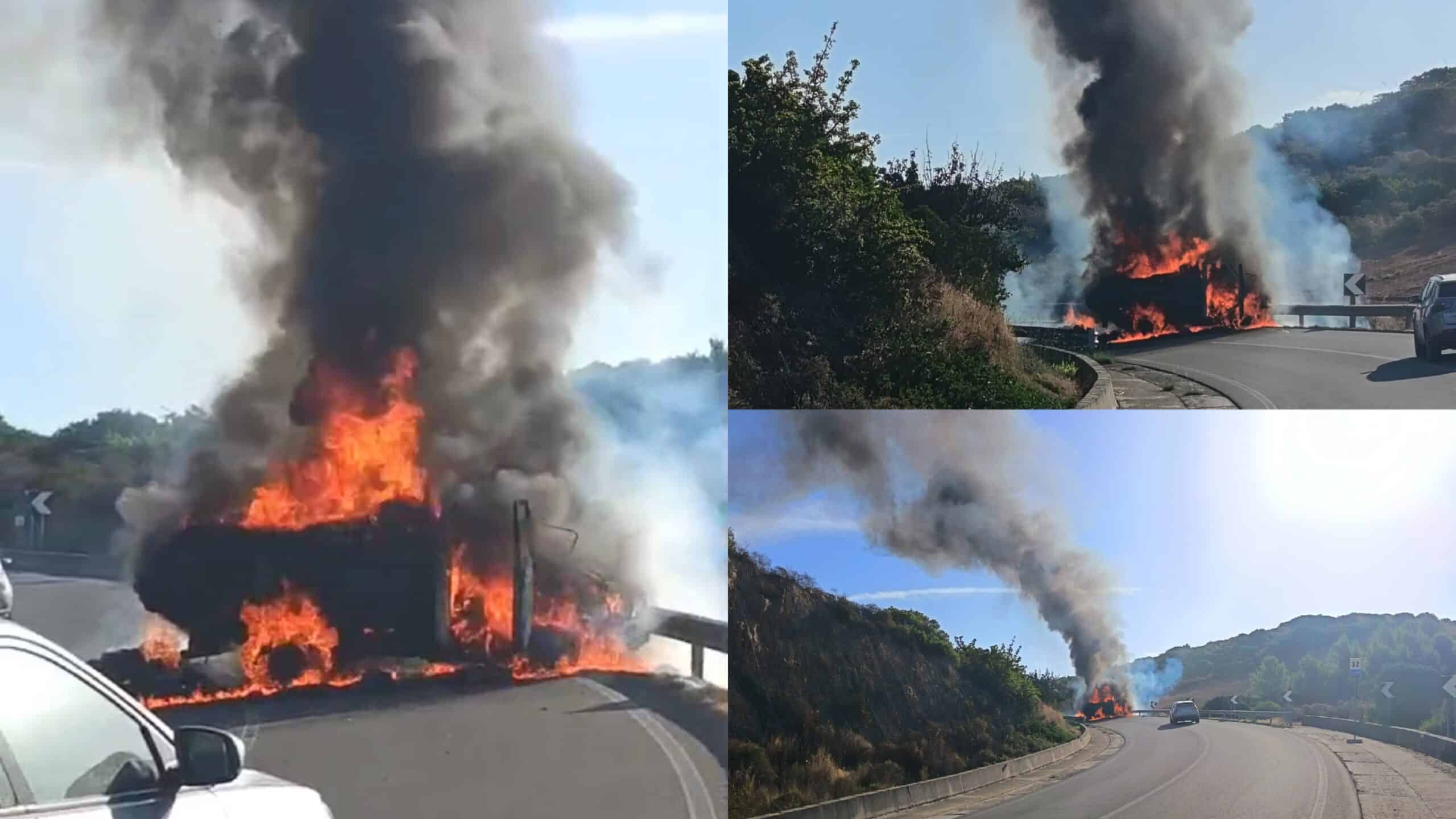 Sant'Andrea Frius, le immagini del terrificante agguato al portavalori ...