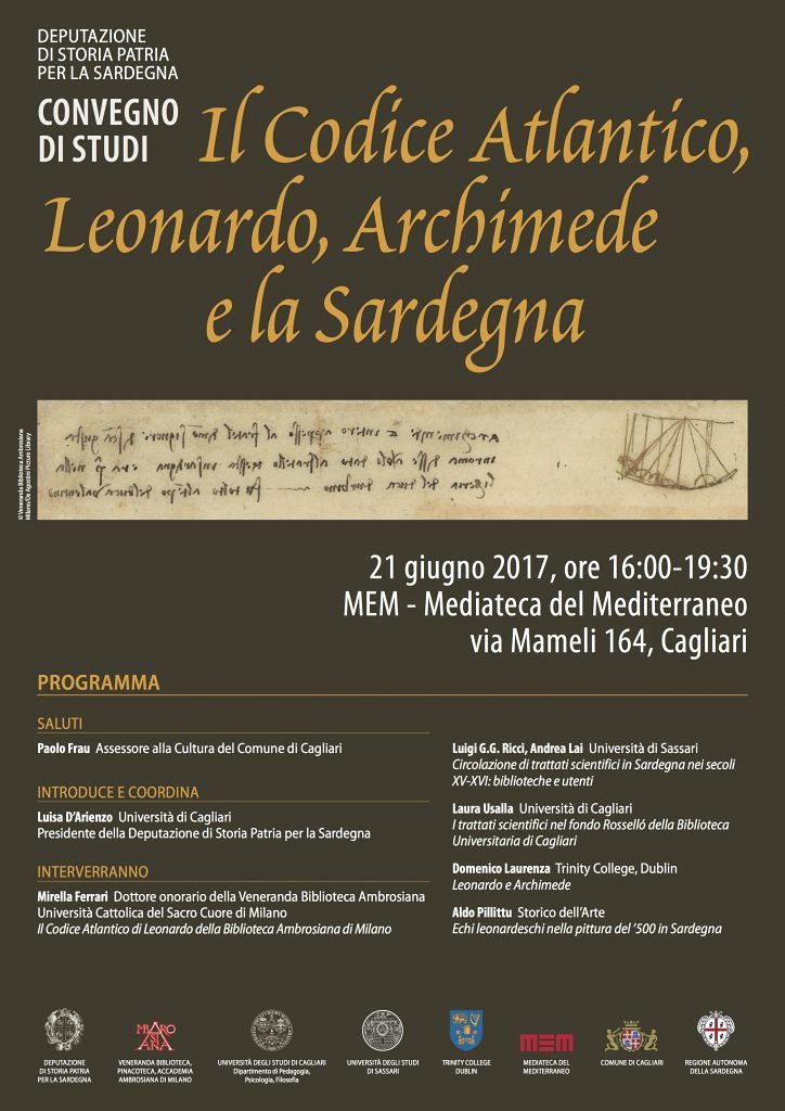Il codice atlantico: Leonardo, Archimede e la Sardegna - Casteddu On line